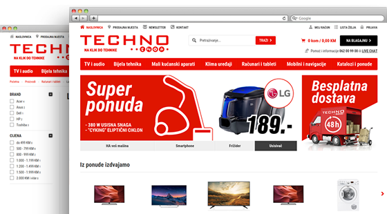 Technoshop: internet trgovina tehničkih proizvoda